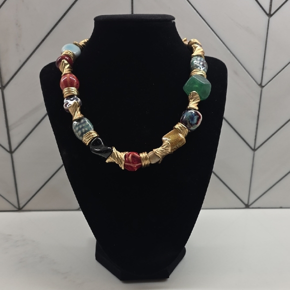 Jewelry | Elegant Multicolor Beaded Necklace | Poshmark